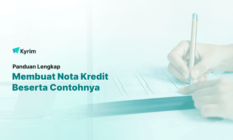 Cara Mudah Membuat Nota Kredit Yang Benar Dan Contohnya Kyrim